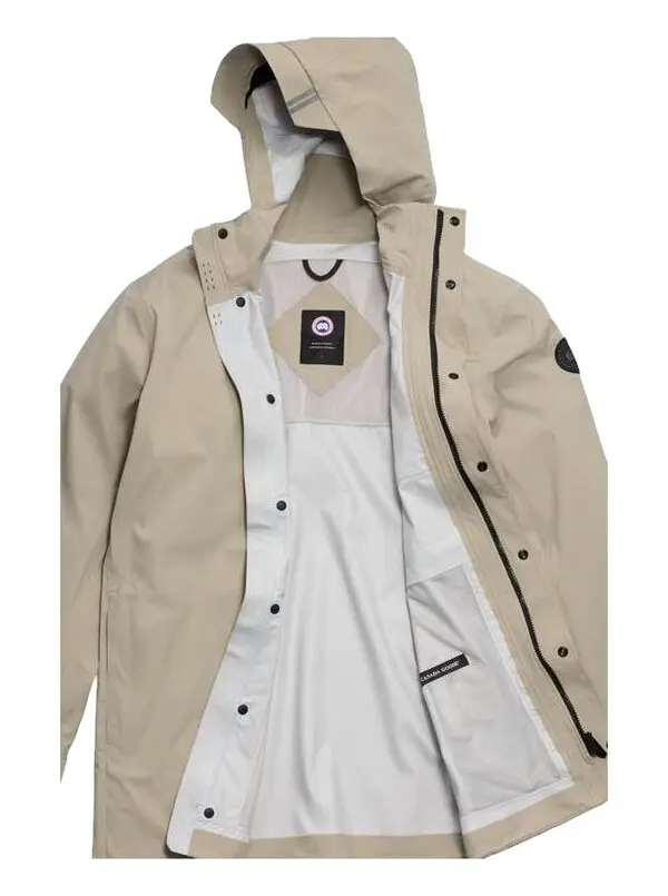 Canada Goose Nanaimo Rain Jacket Label - Limestone