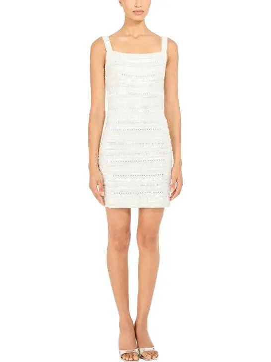 Jenny Packham Gigi Beaded Mini Dress - Ivory