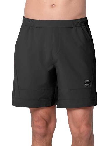 K-Swiss Ripstop 7-inch Tennis Shorts - Black