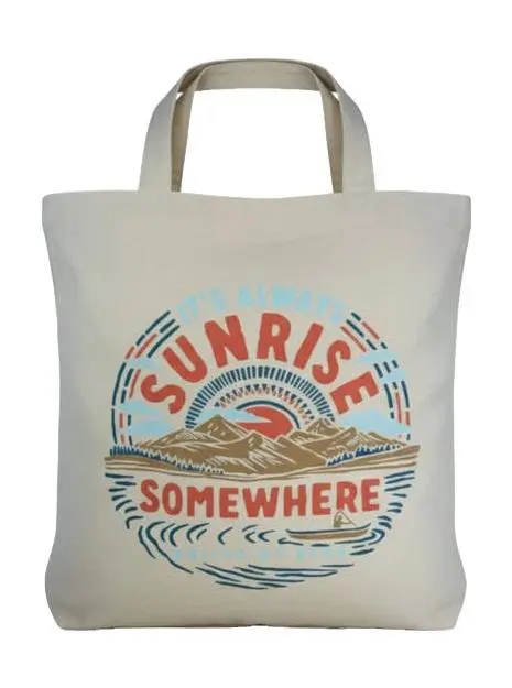 United By Blue Daily Tote Bag - Sunrise Somewhere