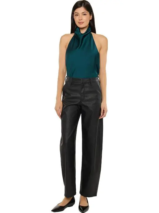 KANCAN Darlene High Rise Barrel Pants - Black