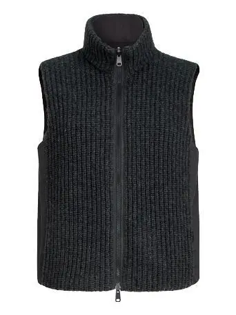 Brunello Cucinelli Cashmere Down Vest - Lignite Grey