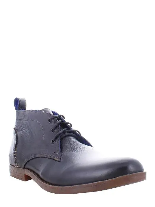 Bed Stu Illiad Plain Toe Lace-up Boots - Black Rustic