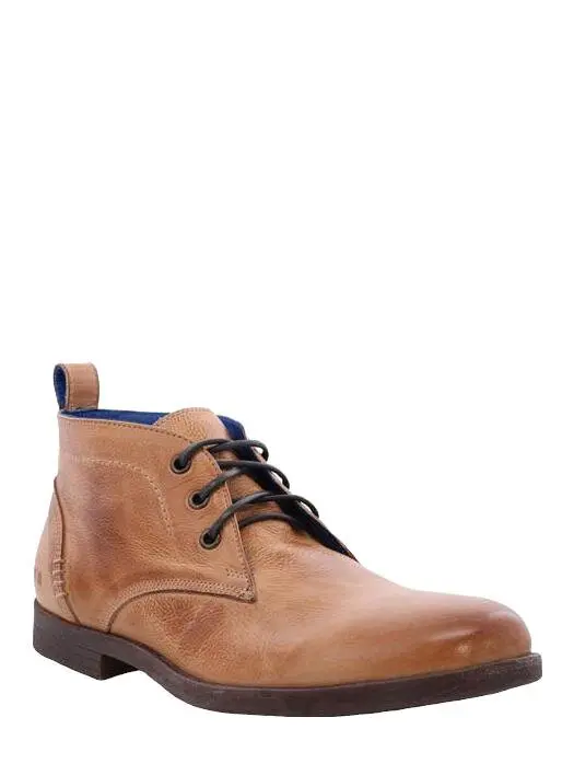 Bed Stu Illiad Plain Toe Lace-up Boots - Tan Rustic
