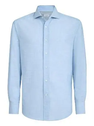 Brunello Cucinelli Oxford Shirt - Azure