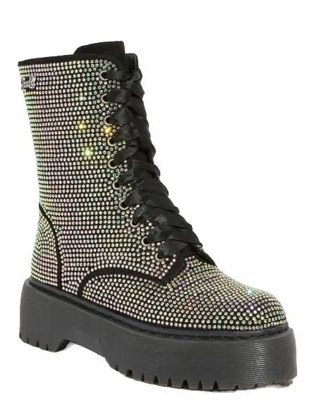SPARKL Taylor Combat Boot - Black