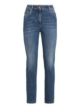 Brunello Cucinelli Slim Trousers - Denim