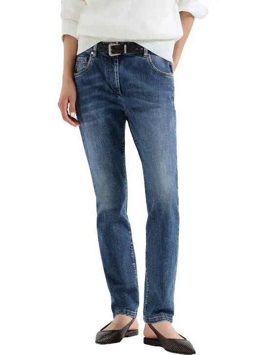 Brunello Cucinelli Slim Trousers - Denim