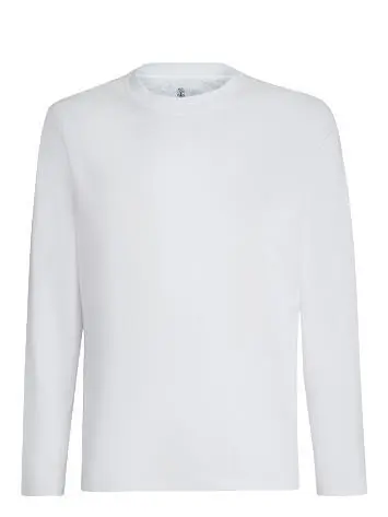 Brunello Cucinelli Cotton Jersey T-shirt - White