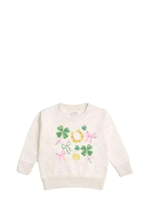 SWEET WINK St. Patrick's Day Sweatshirt - Natural