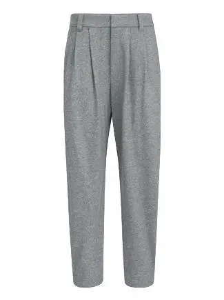 Brunello Cucinelli Cashmere Jersey Trousers - Grey