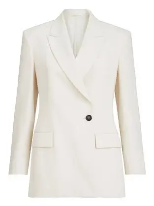 Brunello Cucinelli Couture Twill Blazer - Milk
