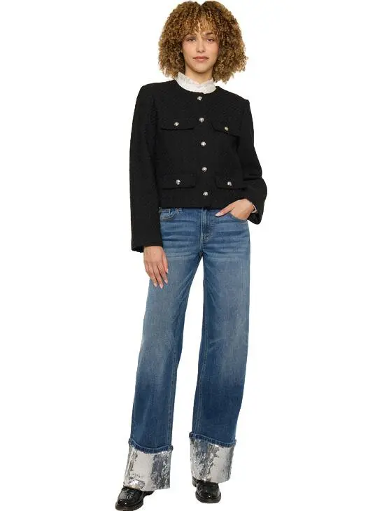 KANCAN Vivianne Mid-rise Wide-leg Jeans - Medium Wash