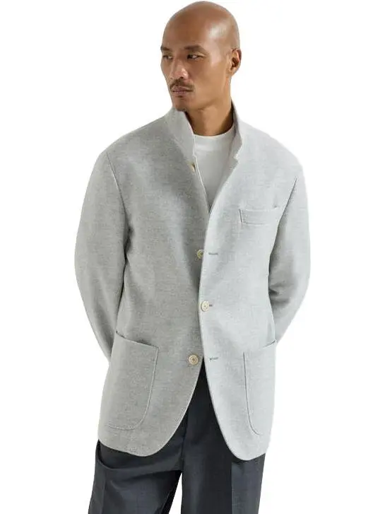 Brunello Cucinelli Blazer Style Outerwear - Gravel