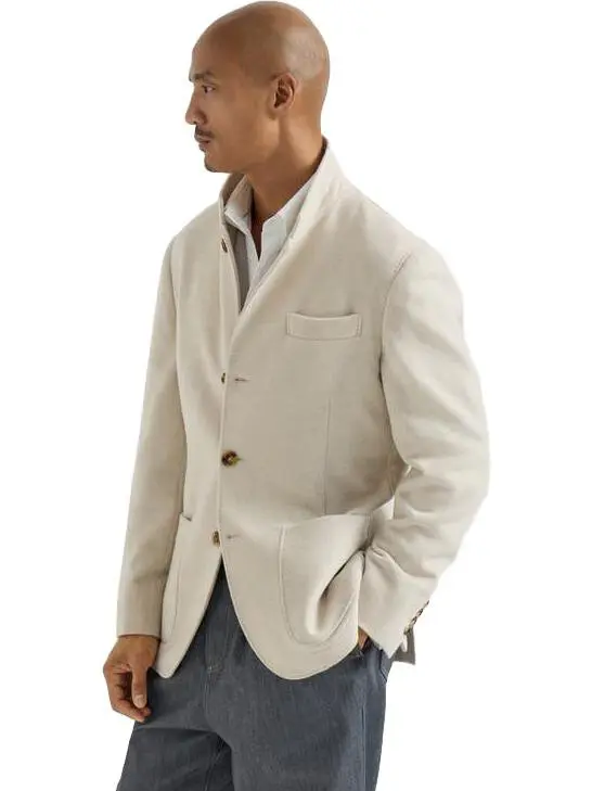 Brunello Cucinelli Blazer Style Outerwear - Sand