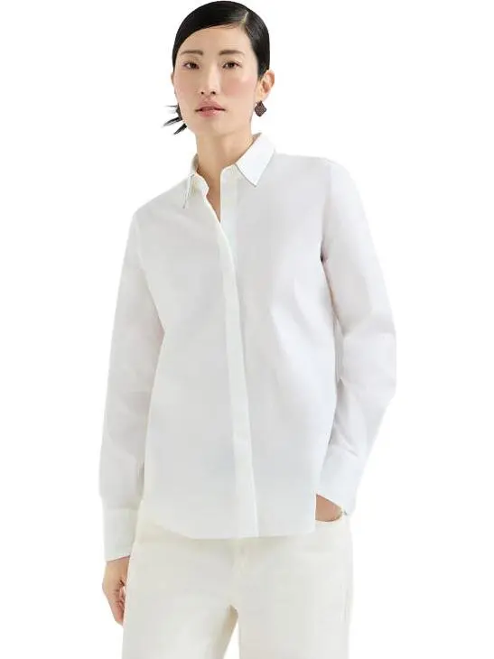 Brunello Cucinelli Shirt With Monili - White