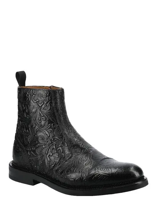 Taft Lewis Side-zip Boot - Black Floral
