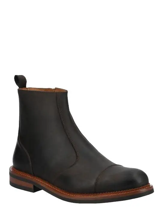 Taft Lewis Side-zip Boot - Dark Brown