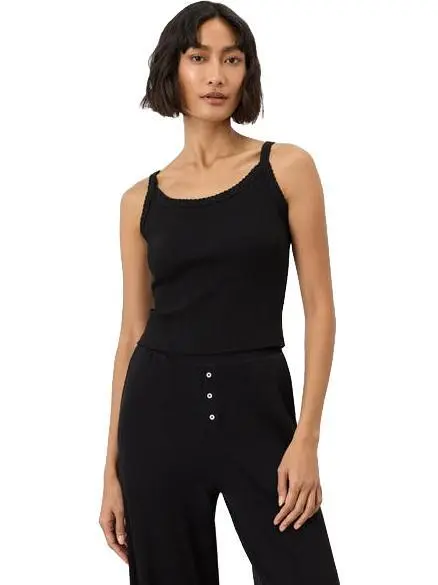 PACT Dream Rib Cami - Black
