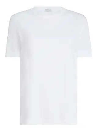 Brunello Cucinelli Jersey T-shirt - White