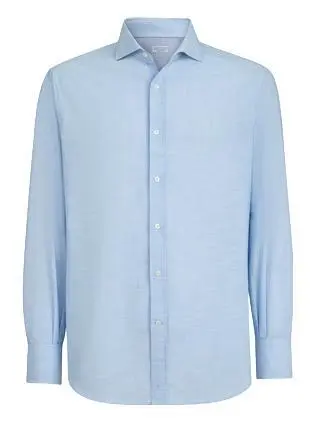 Brunello Cucinelli Oxford Shirt - Azure