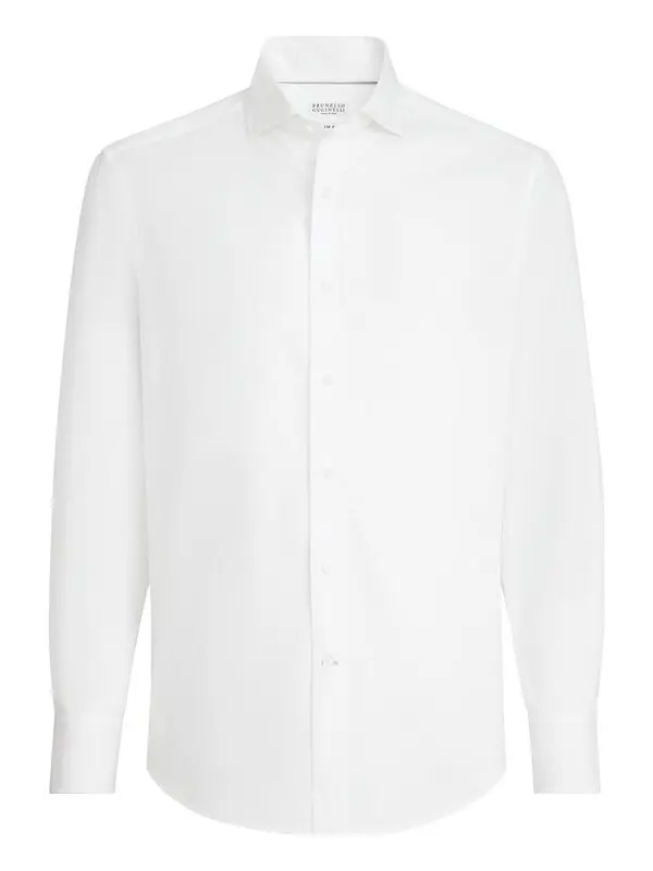 Brunello Cucinelli Twill Shirt - White