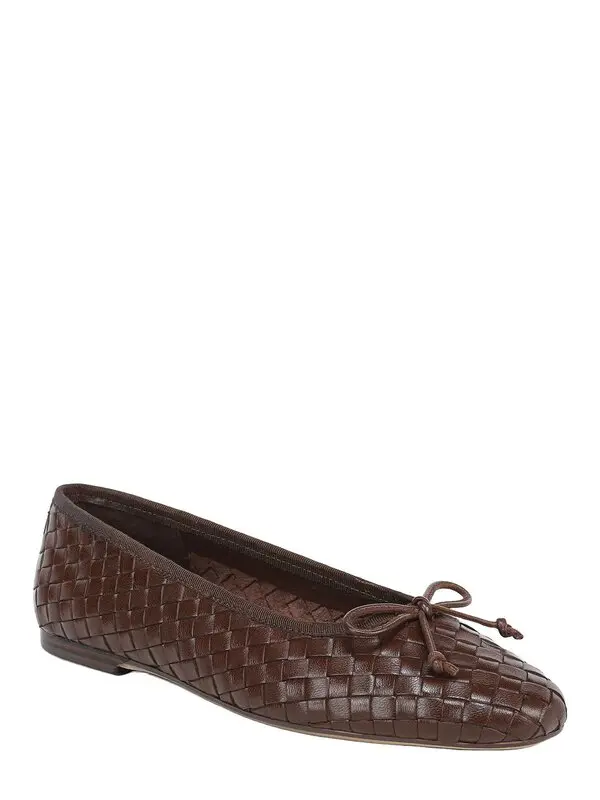 Sam Edelman Ruthie Woven Ballet Flat - Terazzo Brown