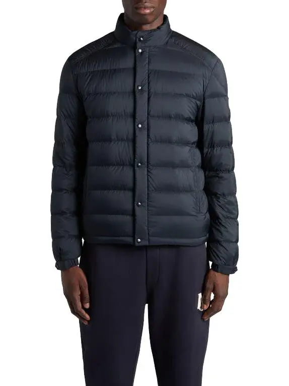 Moncler Water Repellent Nylon Puffer Jacket - Obsidian Blue