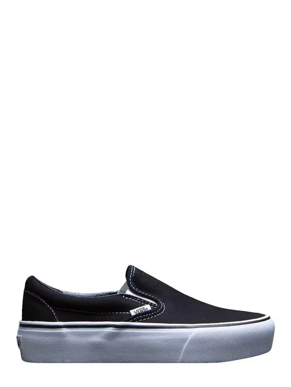 VANS Classic Slip-on Platform Sneakers - Black