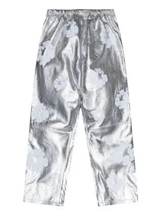 DENIM TEARS Leather Cotton Wreath Sweatpant - Silver