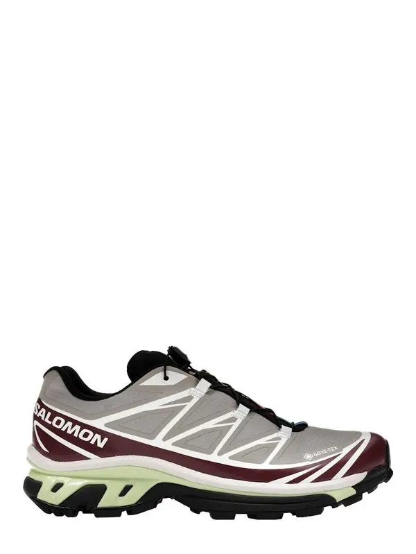 SALOMON Xt-6 Gore-tex Sneakers - Paloma/maroon Banner