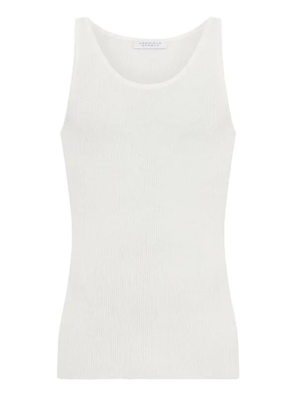 Gabriela Hearst Leiva Knit Tank Top - Ivory