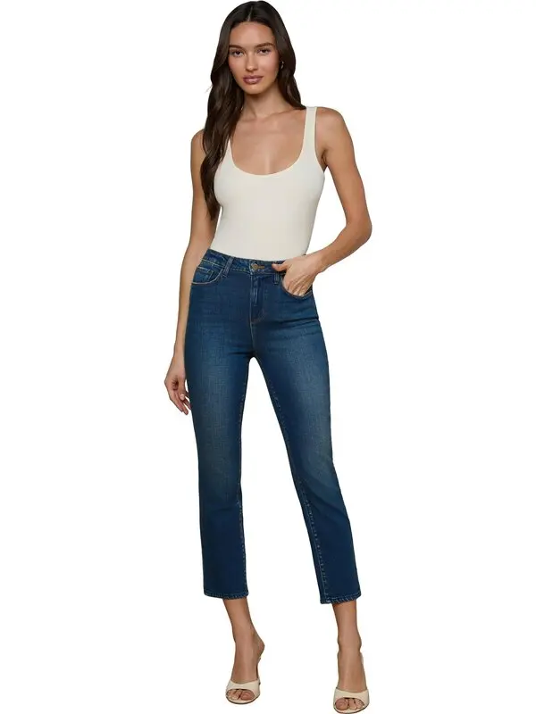 L'Agence Celestia Slim-leg Jeans - Meridian
