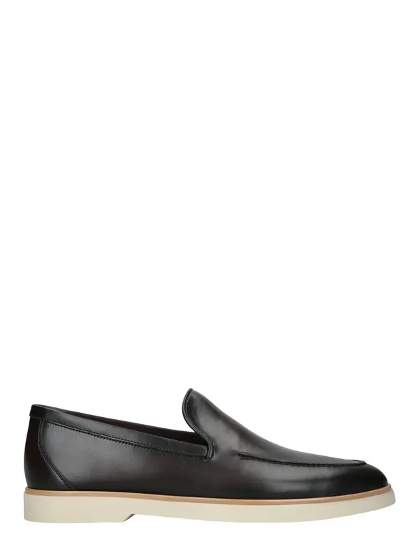 Magnanni Leather Calpe Loafers - Brown