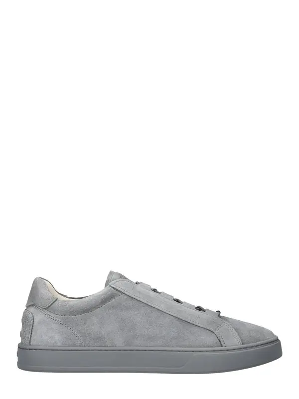 TOD'S Suede Allacciata Cassetta Sneakers - Grey