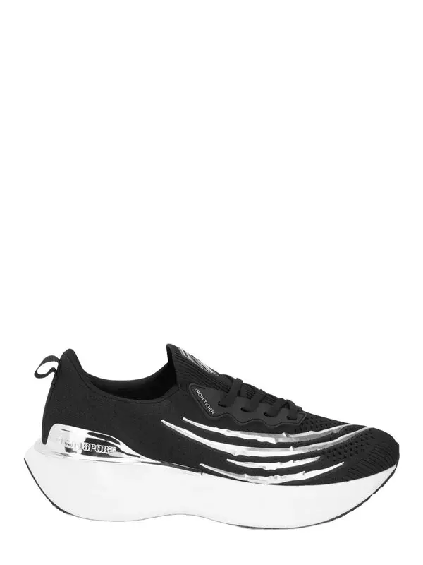 PLEIN SPORT Tiger Scratch Iron Tiger Sneakers - Black