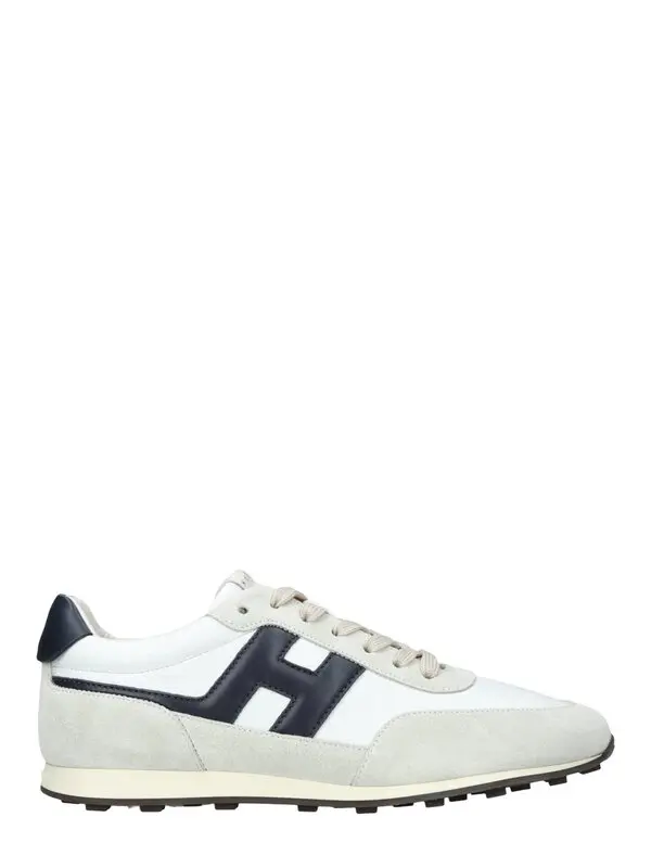 Hogan Leather H669 Allacciato Sneakers - White