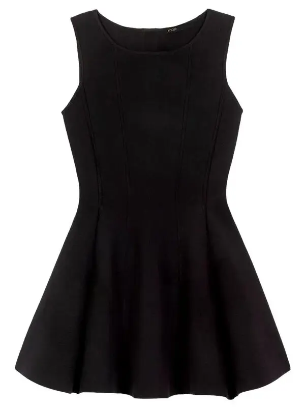 Maje A-line Mini Dress - Black