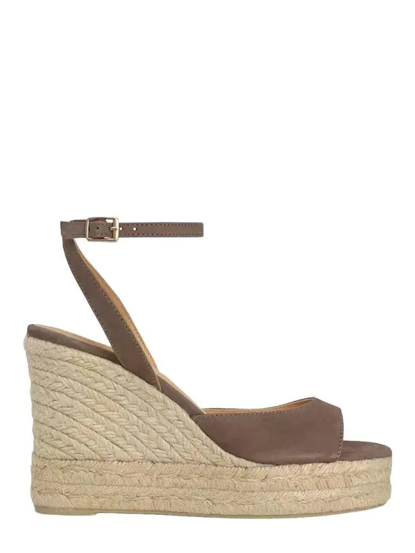 CastaÑer Ankle-strap Wedge Sandals - Brown
