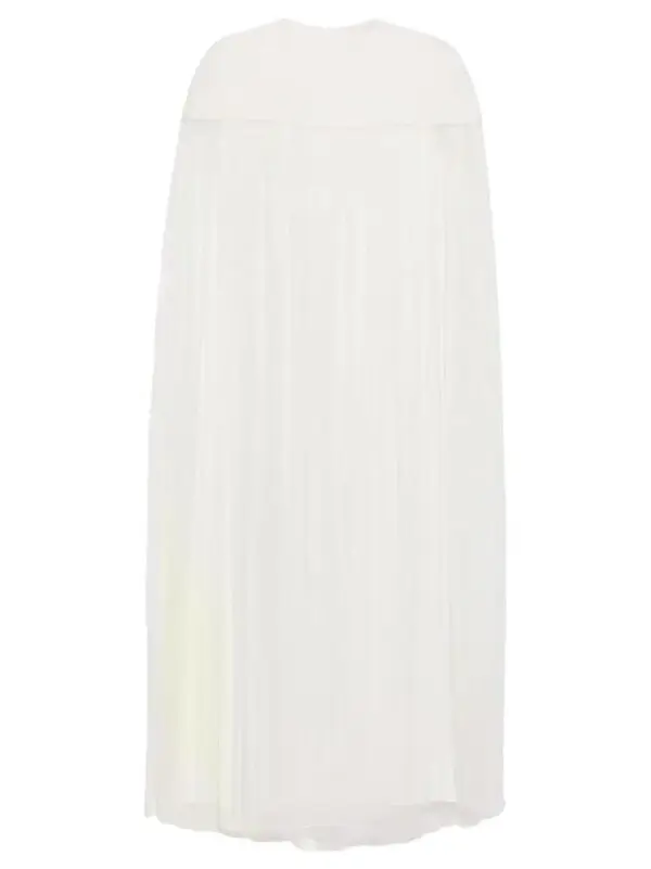 SHATHA ESSA High-neck Maxi Dress - White