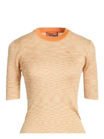 Missoni Knitted Multicolor Silk Sweater - Yellow