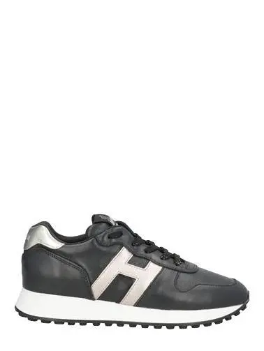 Hogan H86run Leather Sneakers - Black