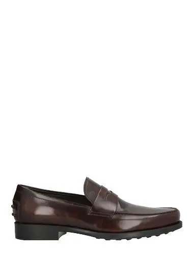 TOD'S Leather Penny Loafers - Brown