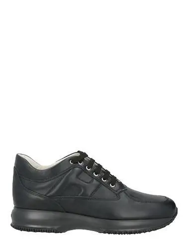 Hogan Leather Low-top Sneakers - Black