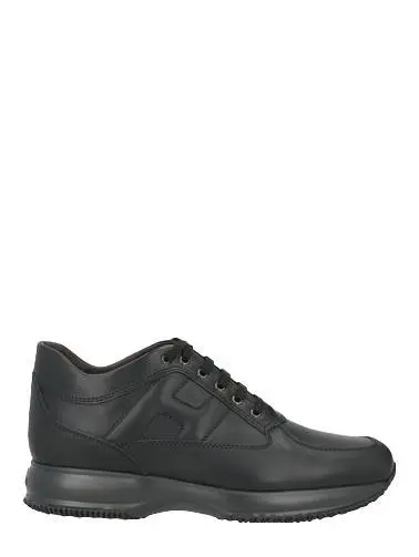 Hogan Low-top Leather Sneakers - Black
