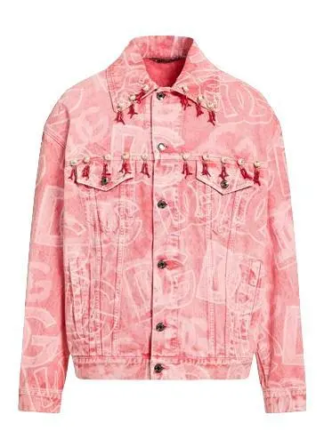 Dolce & Gabbana Denim Trucker Jacket - Red