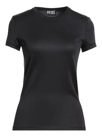 DIESEL® T-shirt In Modal Blend - Black