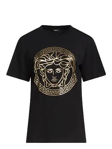 Versace Printed Jersey T-shirt - Black