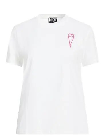 DIESEL T-shirt In Cotton Jersey - White
