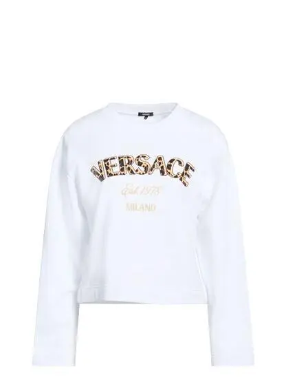 Versace Sweatshirt With Logo - White